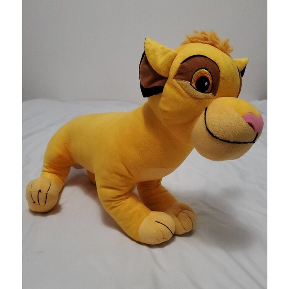 Disney | Toys | Disney Lion King Young Simba 8 Inch Deluxe Large Plush ...